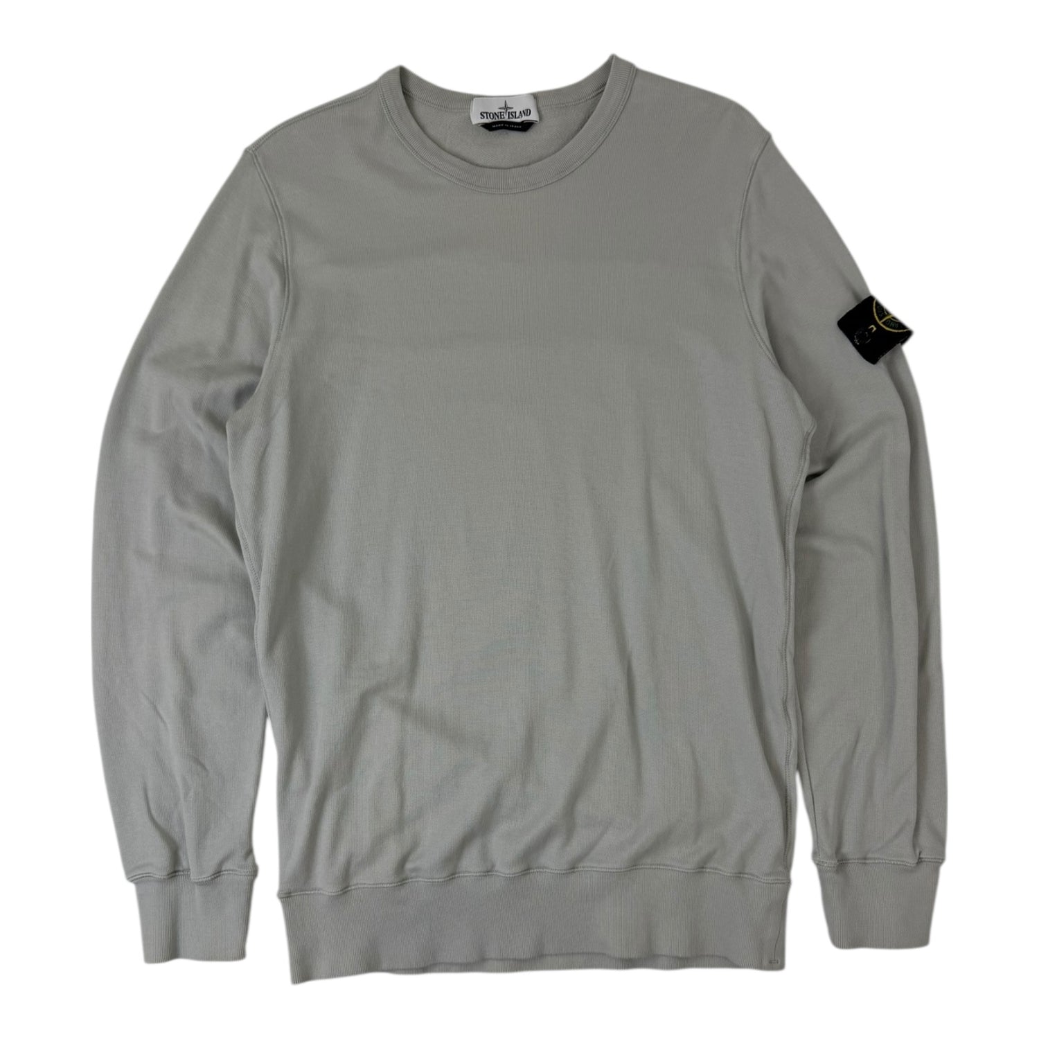 Stone Island Patch Logo Crewneck Cream
